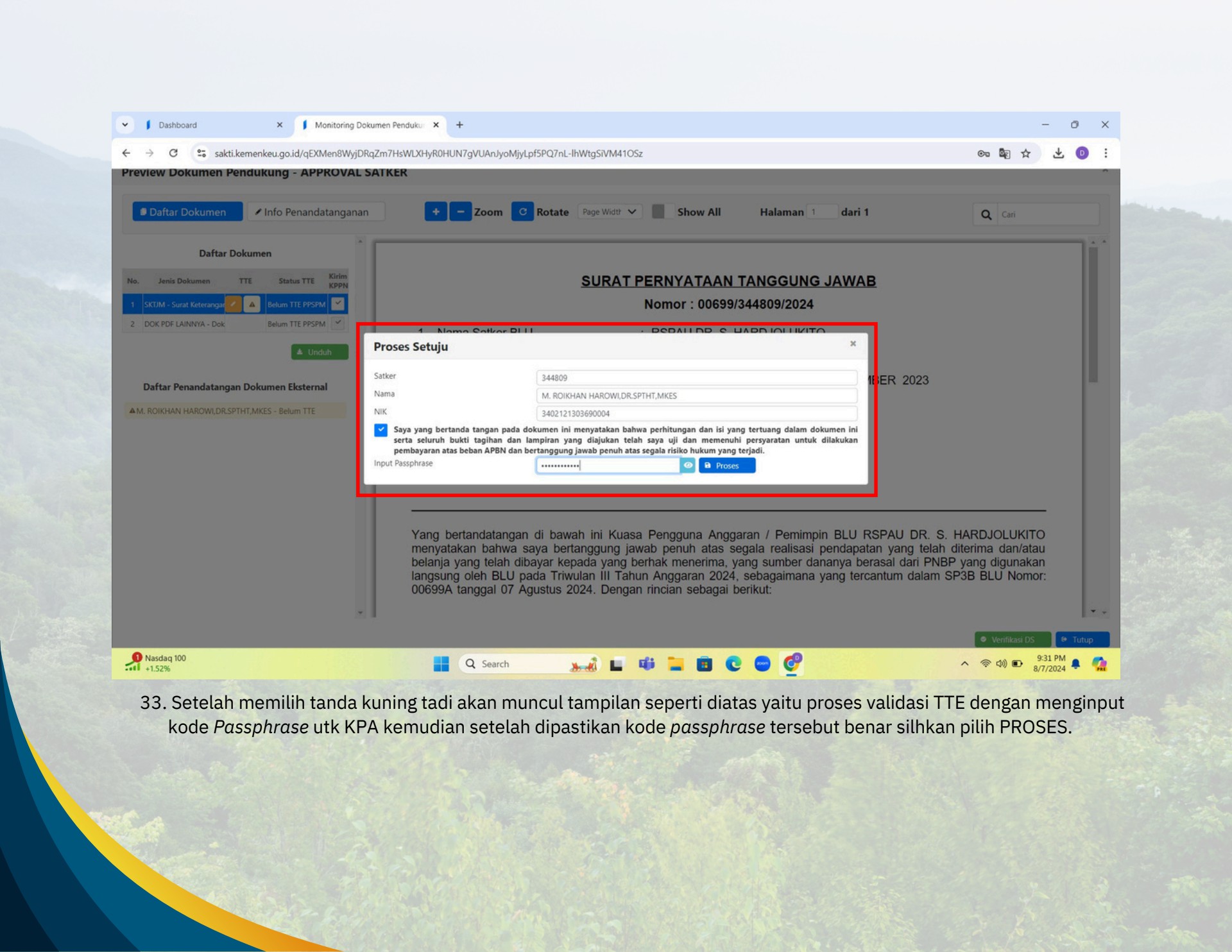 Panduan Pengesahan Pendapatan SP3B BLU - sisteminformasi blu rspau - Page 24 | Flip PDF Online ...
