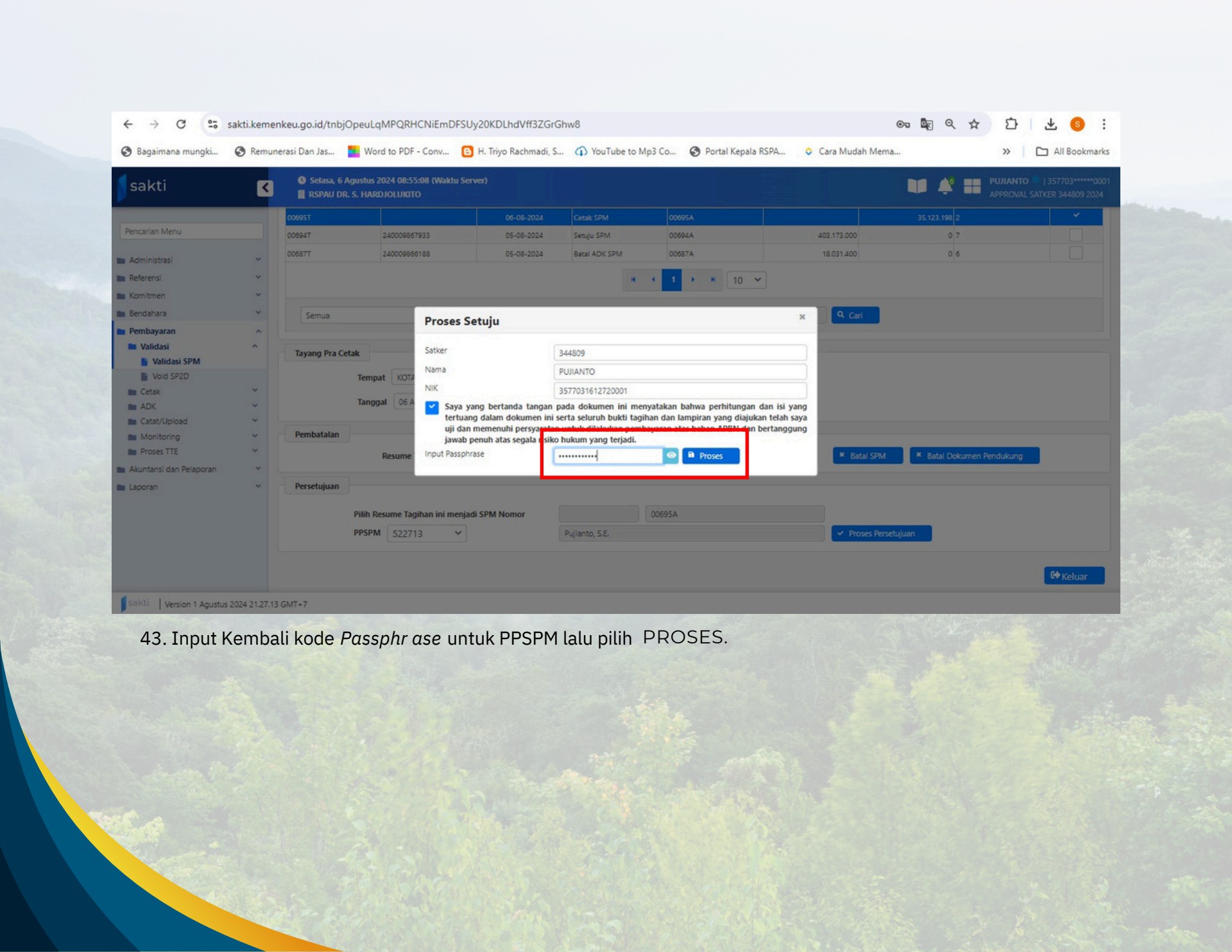 Panduan Pengesahan Pendapatan SP3B BLU - sisteminformasi blu rspau - Page 31 | Flip PDF Online ...