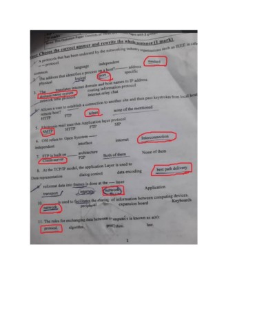 Answer Final September 2021