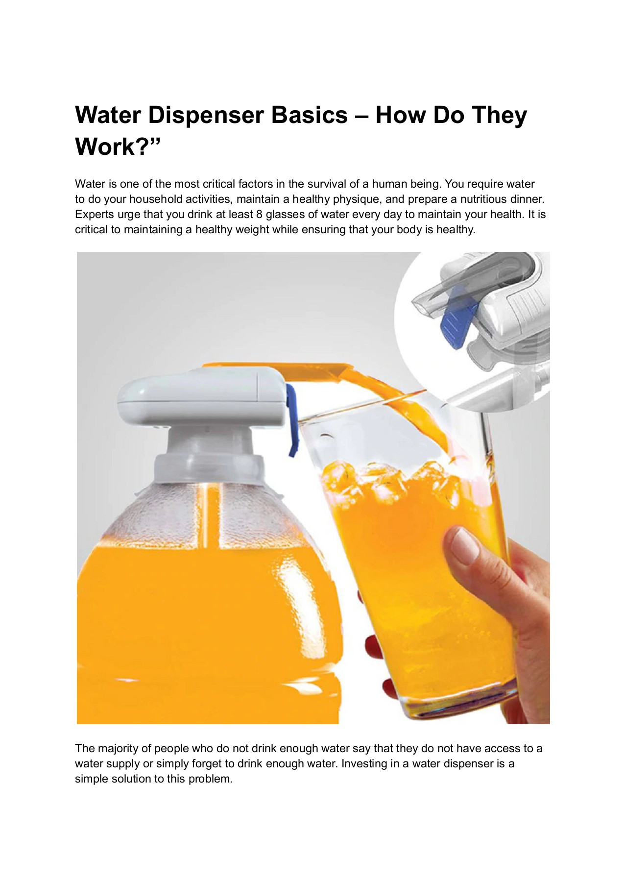 Water Dispenser Basics – How Do They Work_ - Ware Shark - Page 1 - 3 ...