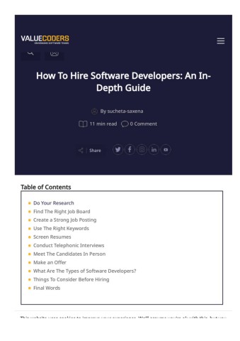 How to recruit software developers An in-depth guide