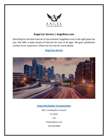 Angel Car Service | Angellimo.com