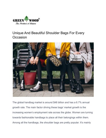 Unique And Beautiful Shoulder Bags For Every Occasion