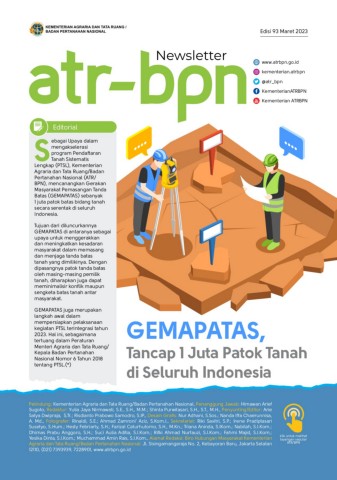 Newsletter ATR-BPN Edisi 93 Maret 2023