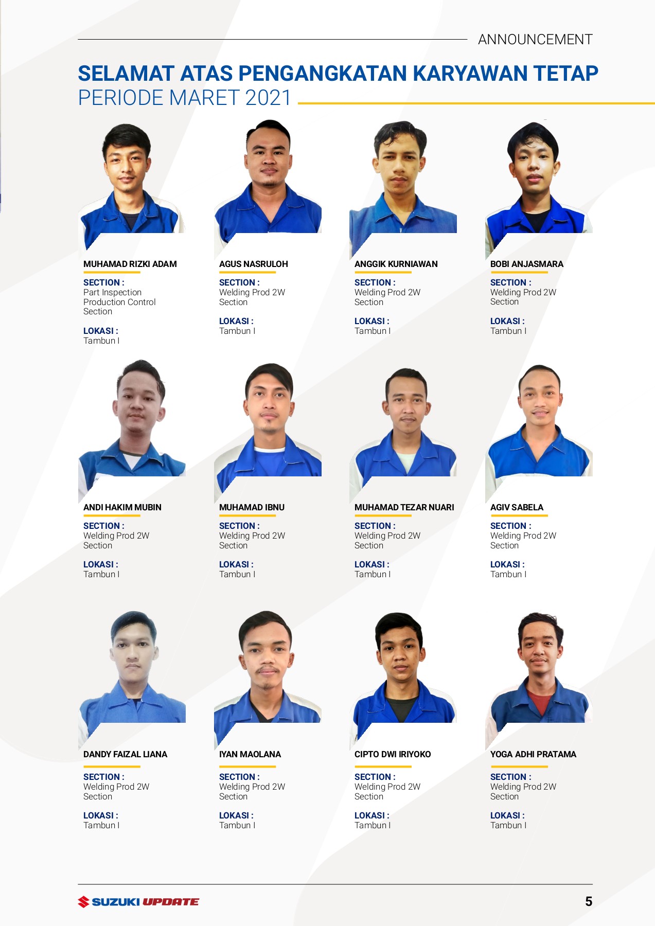 SUZUKI UPDATE EDISI 49 (APRIL 2021) - PT Integra Cipta Kreasi - Page 5 ...