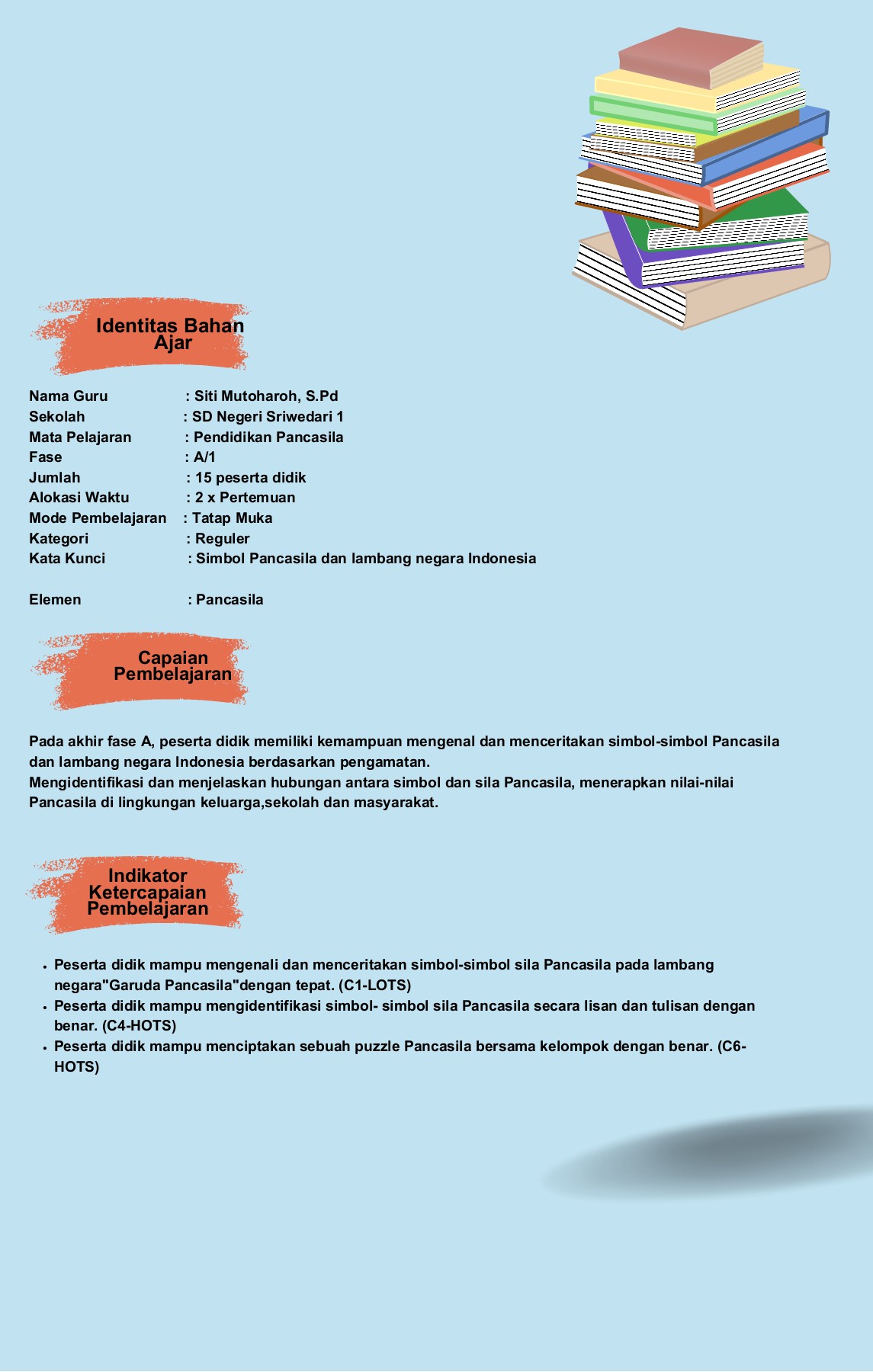 2. BAHAN AJAR PENDIDIKAN PANCASILA KELAS 1_SITI MUTOHAROH - Siti Mutoharoh - Page 4 | Flip PDF ...