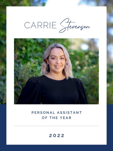 Carrie Stevenson - Nomination (Personal Assistant)