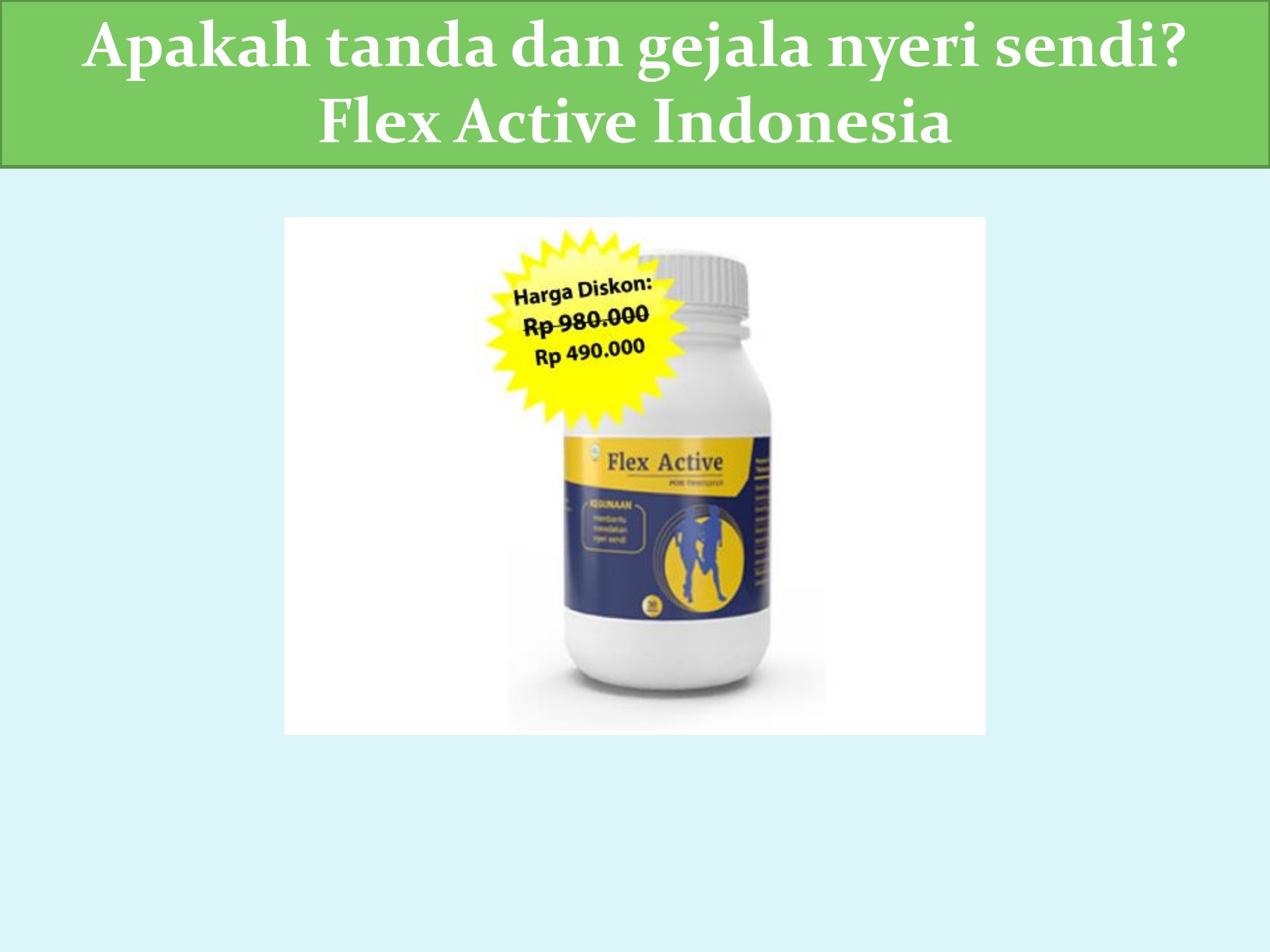 Mengapa nyeri sendi kasus meningkat dalam Bilangan? Flex active - Flex ...