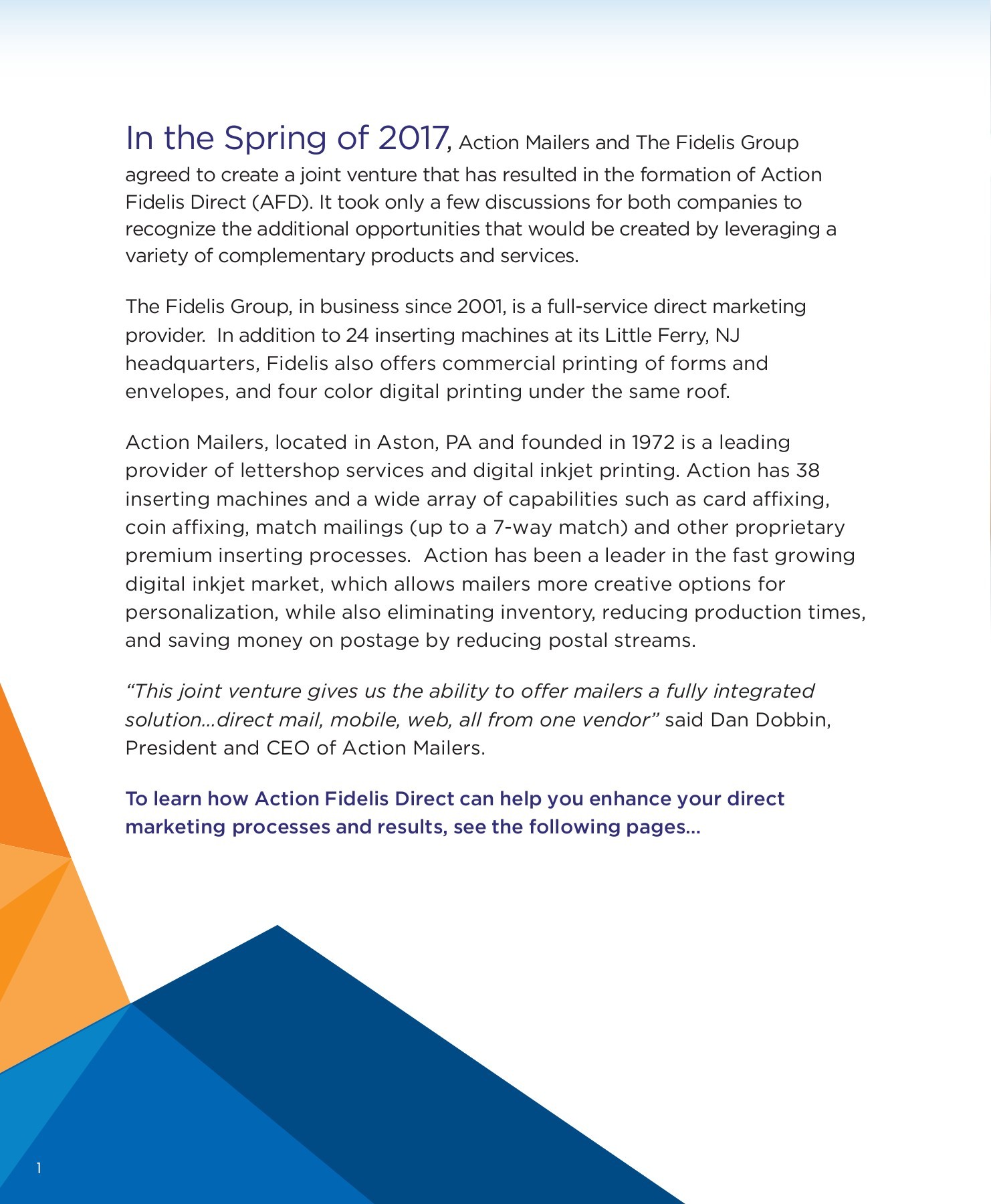 Action Fidelis Direct Brochure-DL - dmead - Page 2 | Flip PDF Online ...