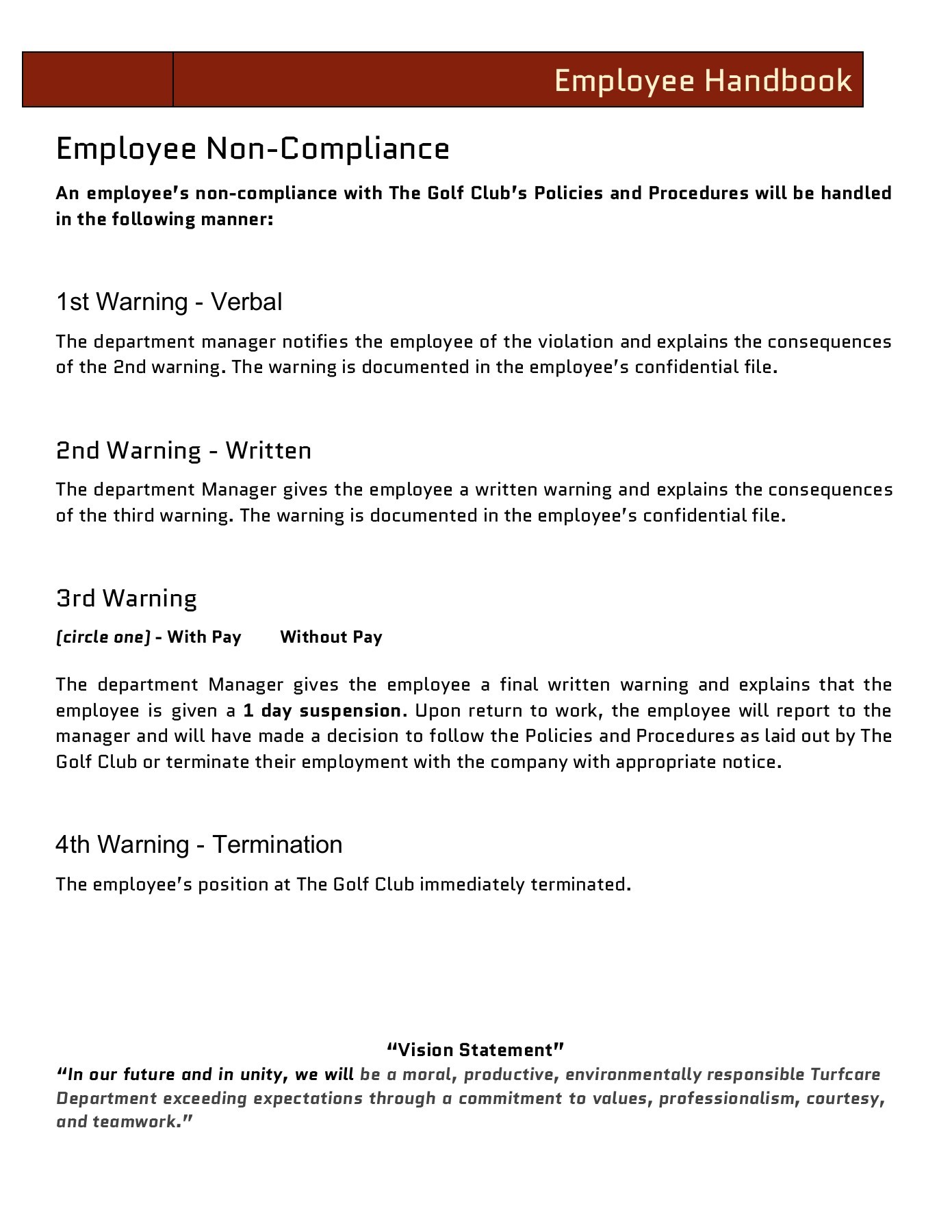 TRF2740 - Employee Handbook Final Assignment - justin.smidt - Page 30 ...