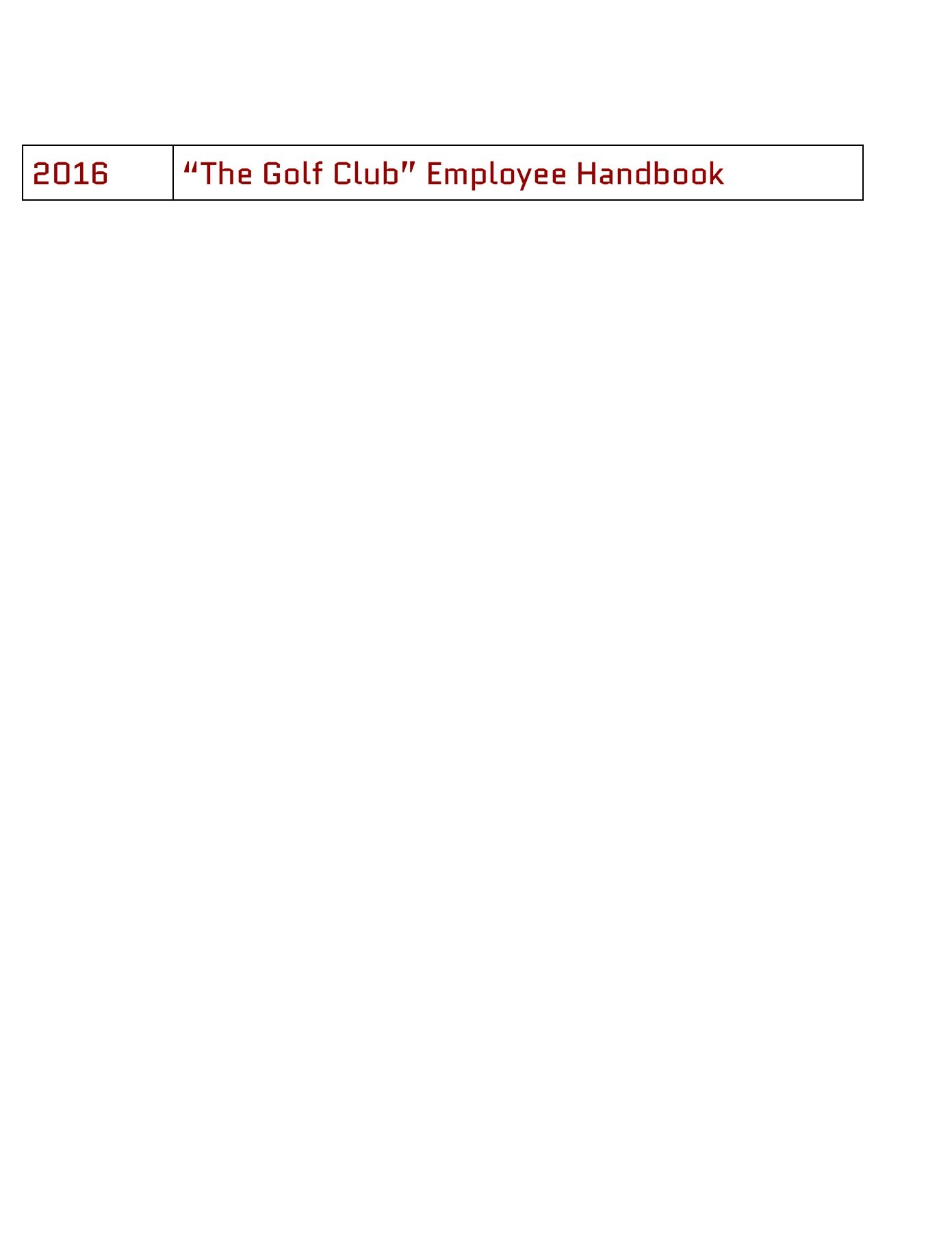 TRF2740 - Employee Handbook Final Assignment - justin.smidt - Page 61 ...