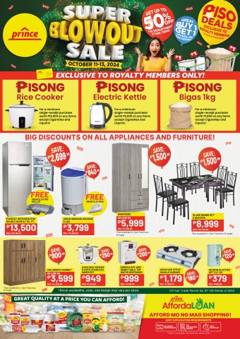 SUPER BLOWOUT SALE