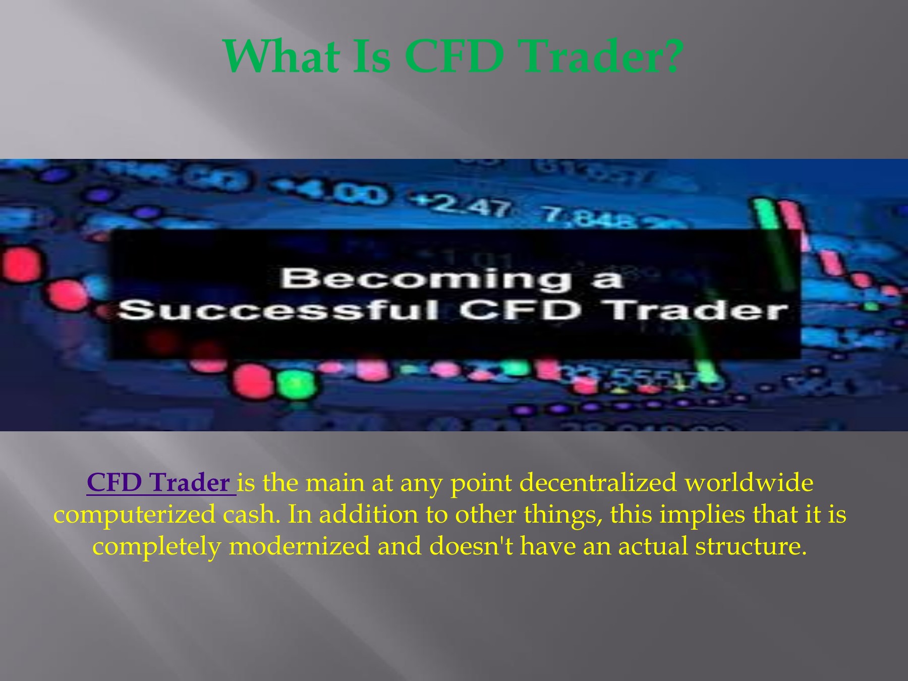 CFD Trader - cfdtraderappp - Page 1 - 6 | Flip PDF Online | PubHTML5