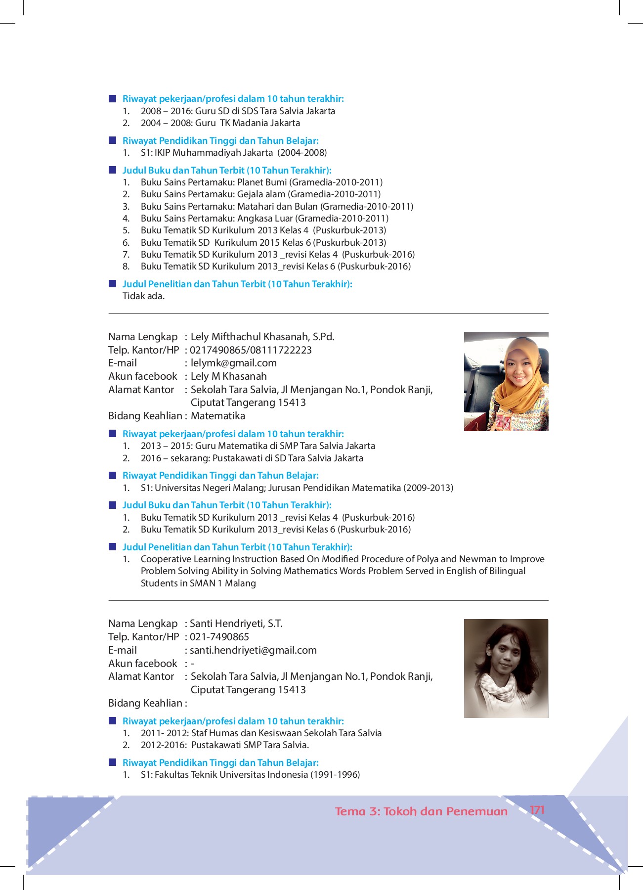 Buku Siswa Kelas 6 Tema 3 Revisi 2018_Tokoh dan Penemuan - SD Negeri Tanjunganom - Halaman 177 ...