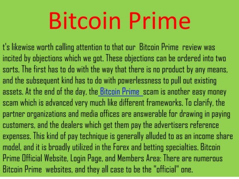 How would I work Bitcoin Prime