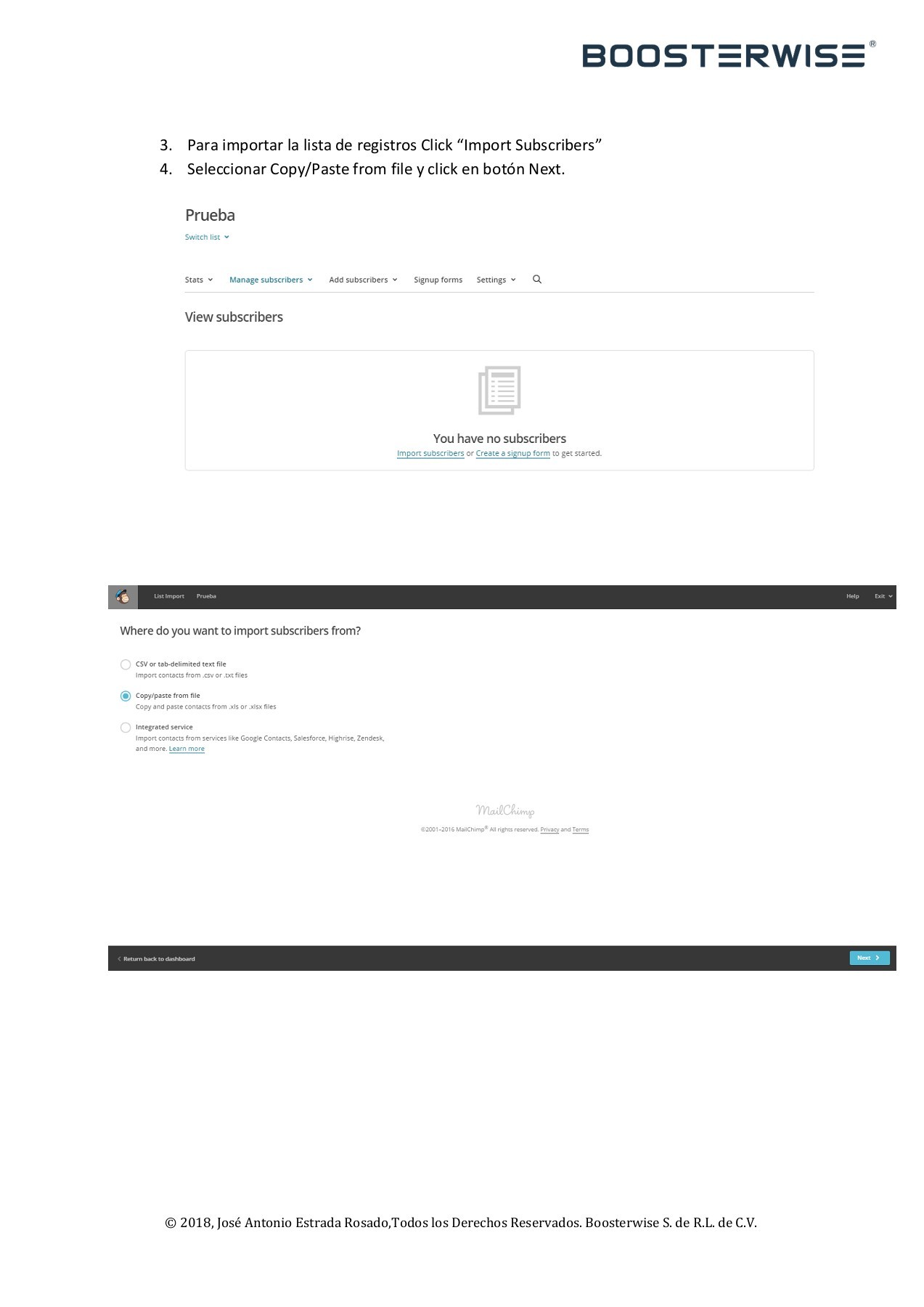 Manual Mailchimp - Boosterwise - Page 20 | Flip PDF Online | PubHTML5