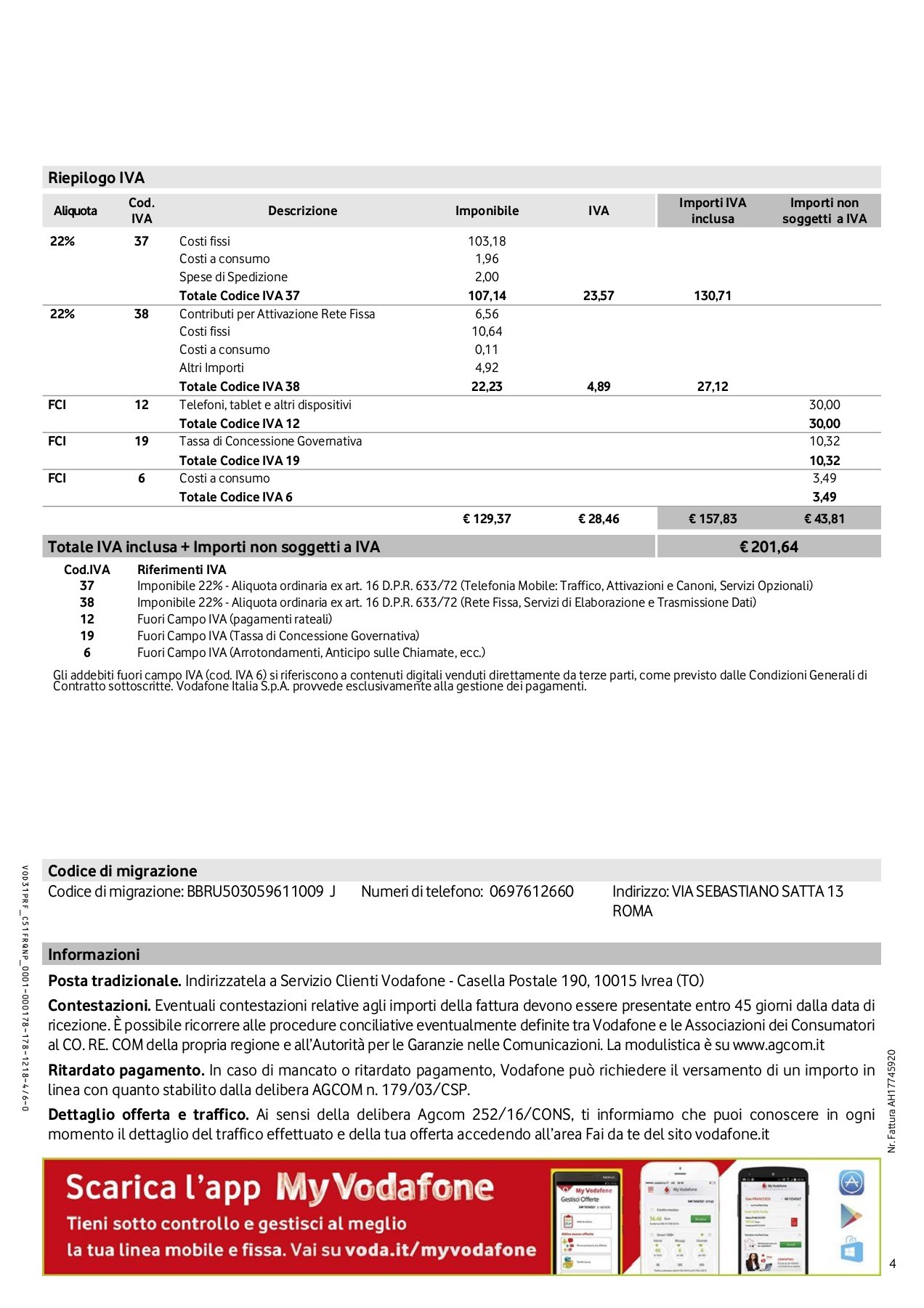 Fattura_1908_2018 - Giovanni Casale - Pagina 4 | PDF in linea | PubHTML5