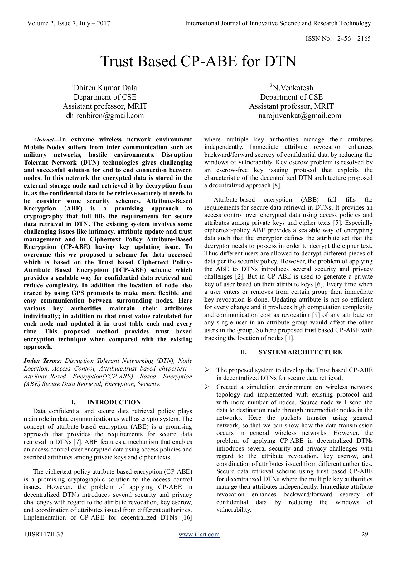 Trust-Based-CP-ABE-for-DTN - Nairouz Alzin - Page 1 - 9 | Flip PDF Online | PubHTML5