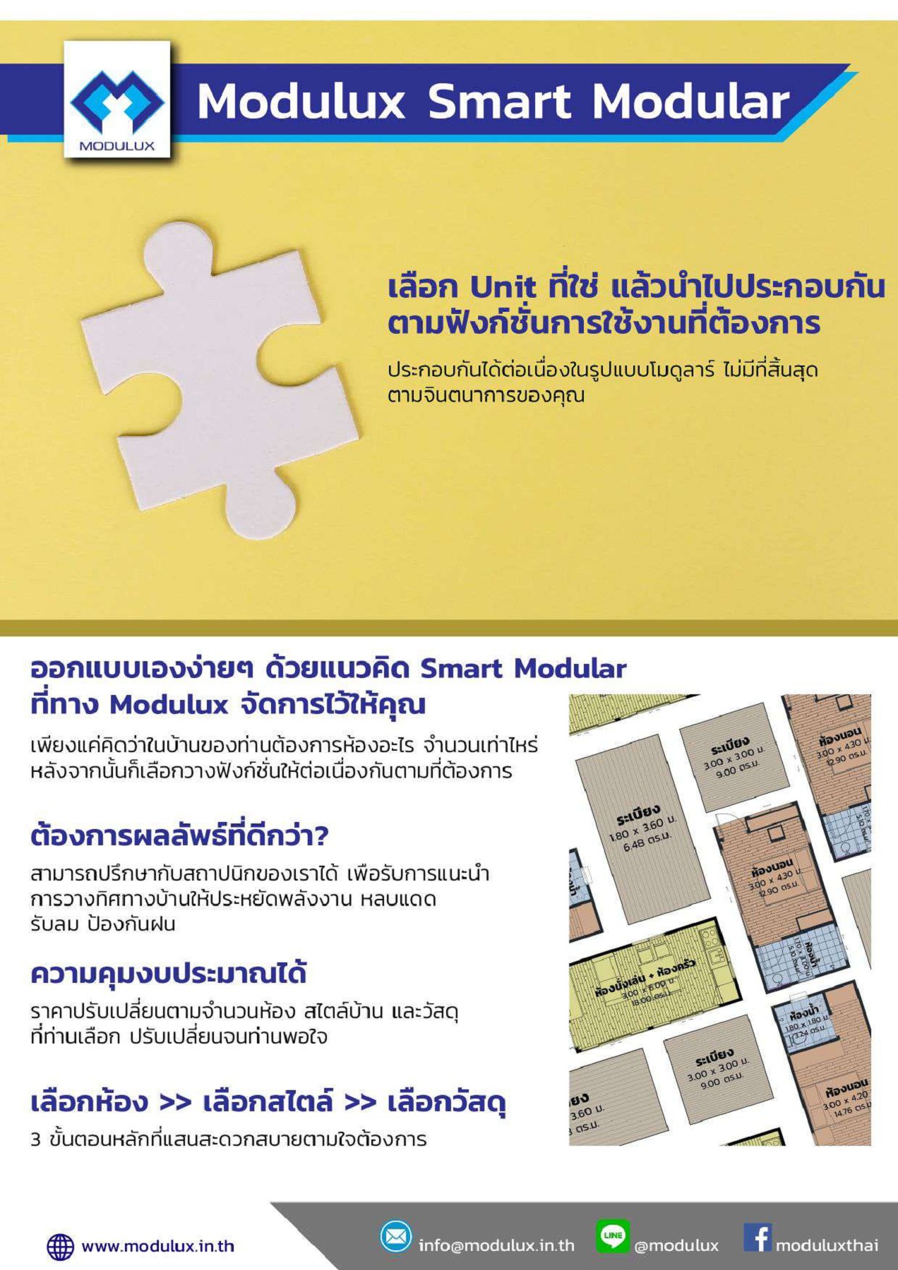 Brochure Modulux Small Module 2021 - Modulux Thailand - Page 1 - 11 ...