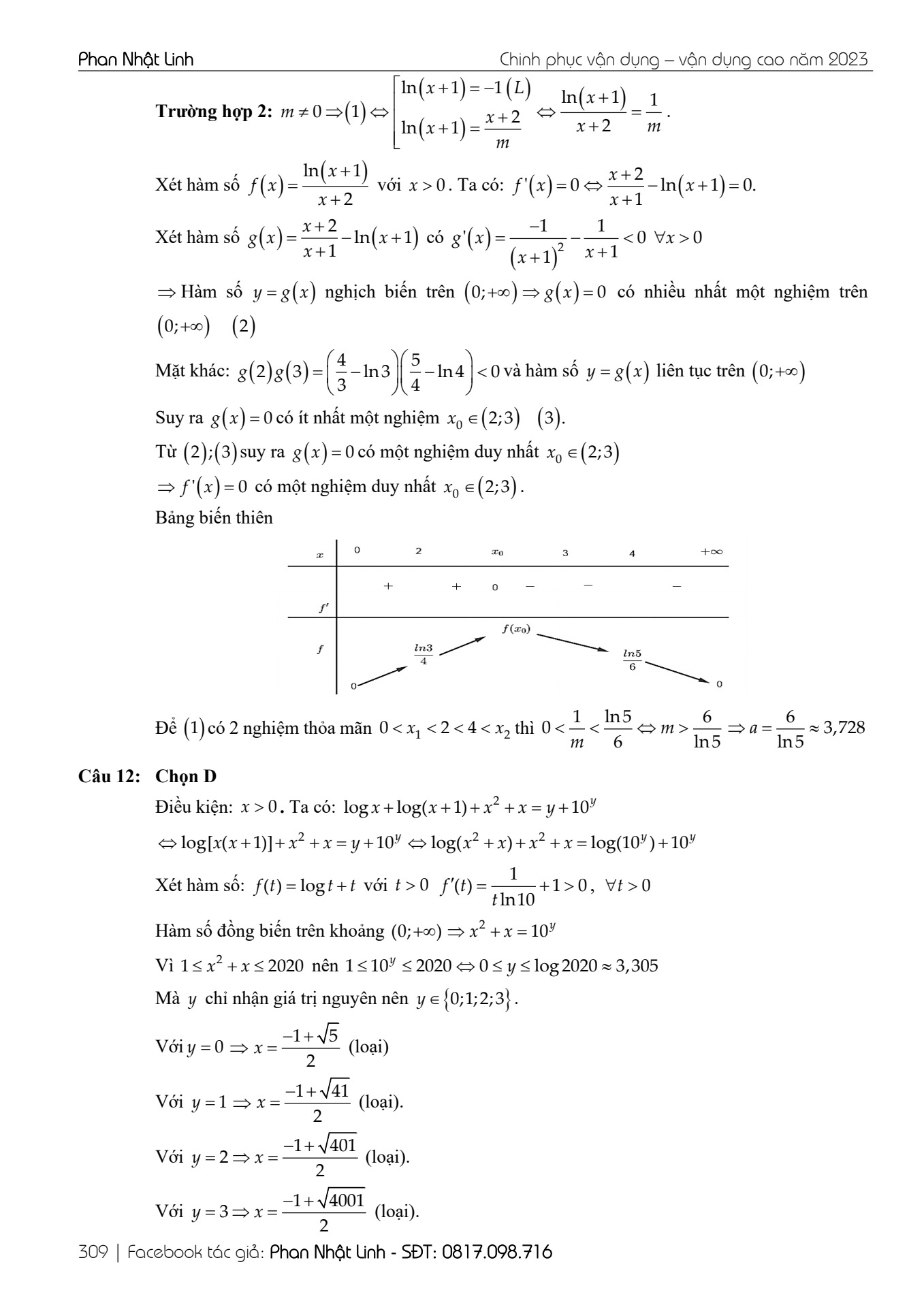 sach chinh-phuc-vdc-giai-tich-luyen-thi-thpt-nam-2023-phan-nhat-linh - THPT CHU VĂN AN - TV ĐIỆN ...