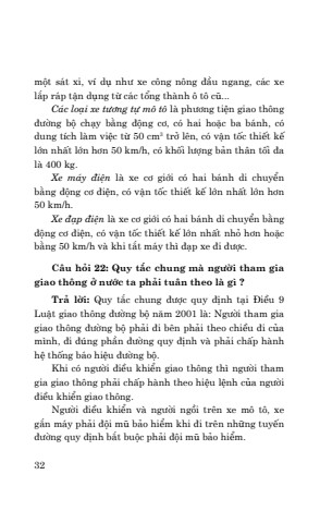 HỎI ĐÁP LUẬT GIAO THÔNG ĐƯỜNG BỘ - THPT CHU VĂN AN - TV ĐIỆN TỬ - Trang 34 | PDF lật trang trực ...