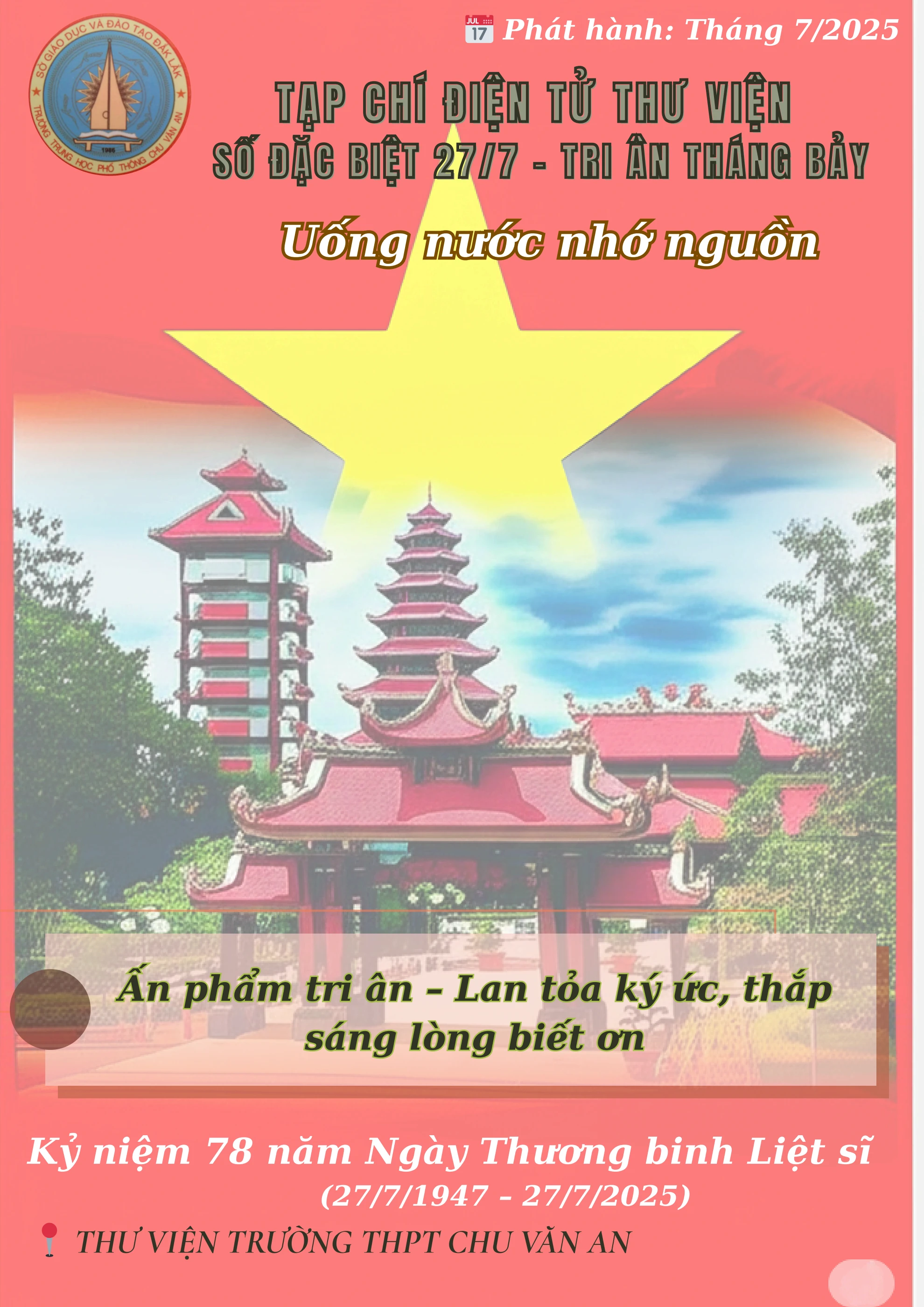 TẠP CHÍ ĐIỆN TỬ - THƯ VIỆN TRƯỜNG THPT CVA - SỐ 9 THÁNG 72025 - THƯ ...