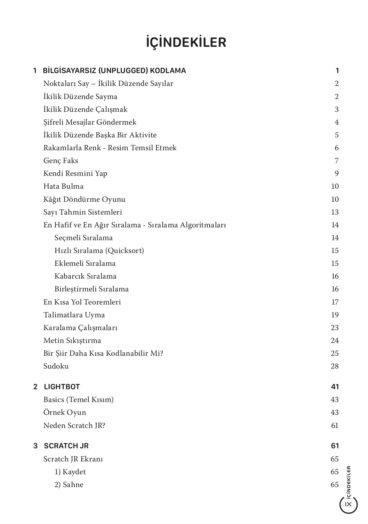 İLKOKULLAR İÇİN TEMEL KODLAMA - sifirbiryayin - Sayfa 9 | Çevrimiçi PDF ...