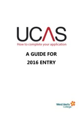 UCAS_Guide_2016 - kevins - Page 1 - 14 | Flip PDF Online | PubHTML5