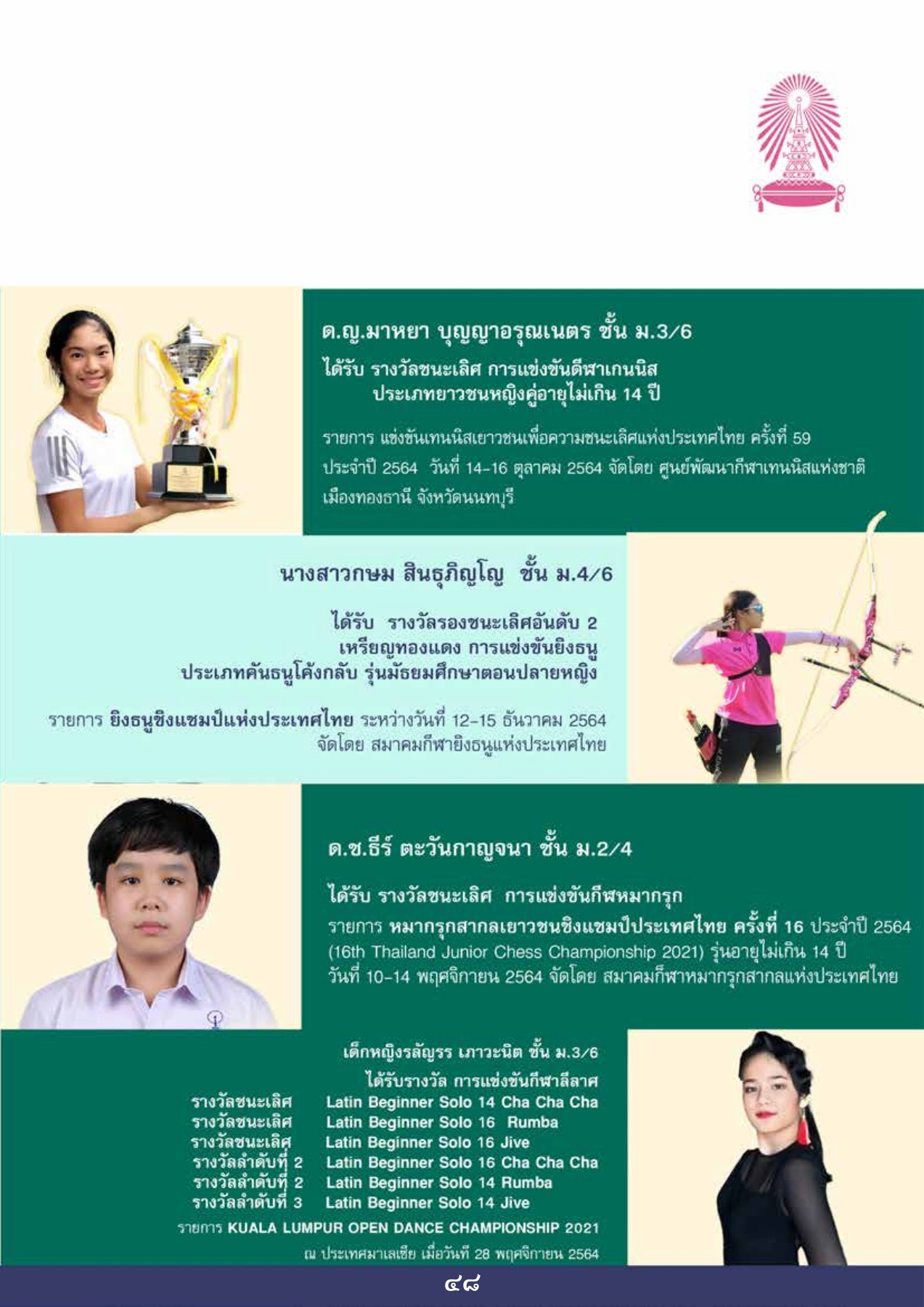 คู่มือนักเรียน 2565_compressed - pyizone.myint - หน้าหนังสือ 48 | พลิก PDF ออนไลน์ | PubHTML5