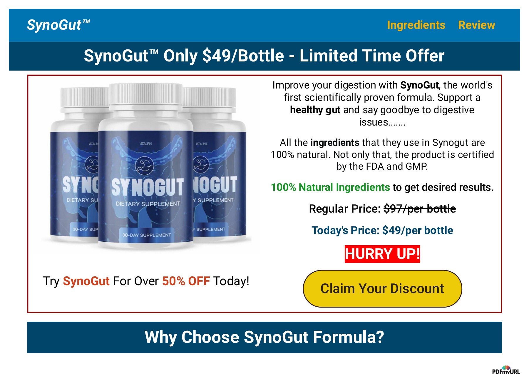 SynoGut Review: Nourish and Revitalize Your Digestive Health with this ...
