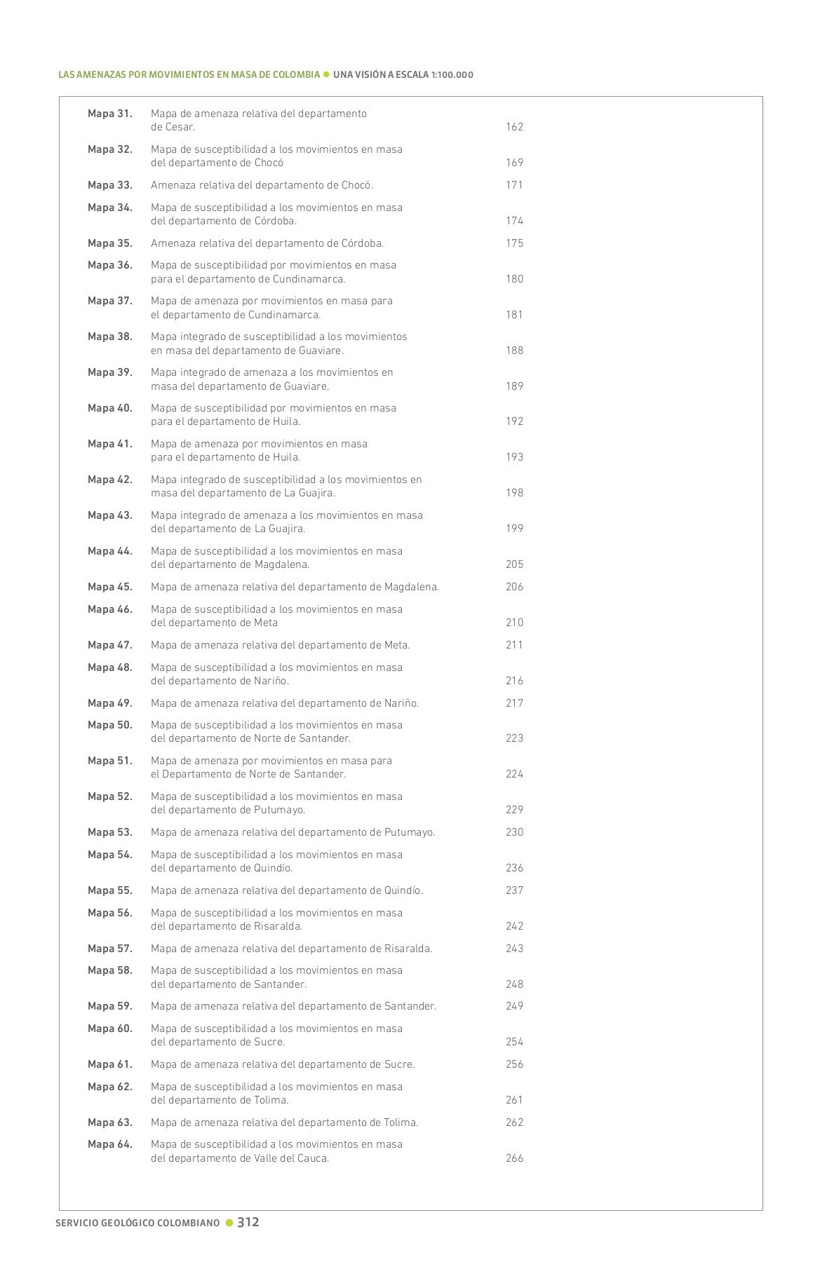 Amenazas por Movimientos en Masa - intranet sdgrd - Page 314 | Flip PDF Online | PubHTML5