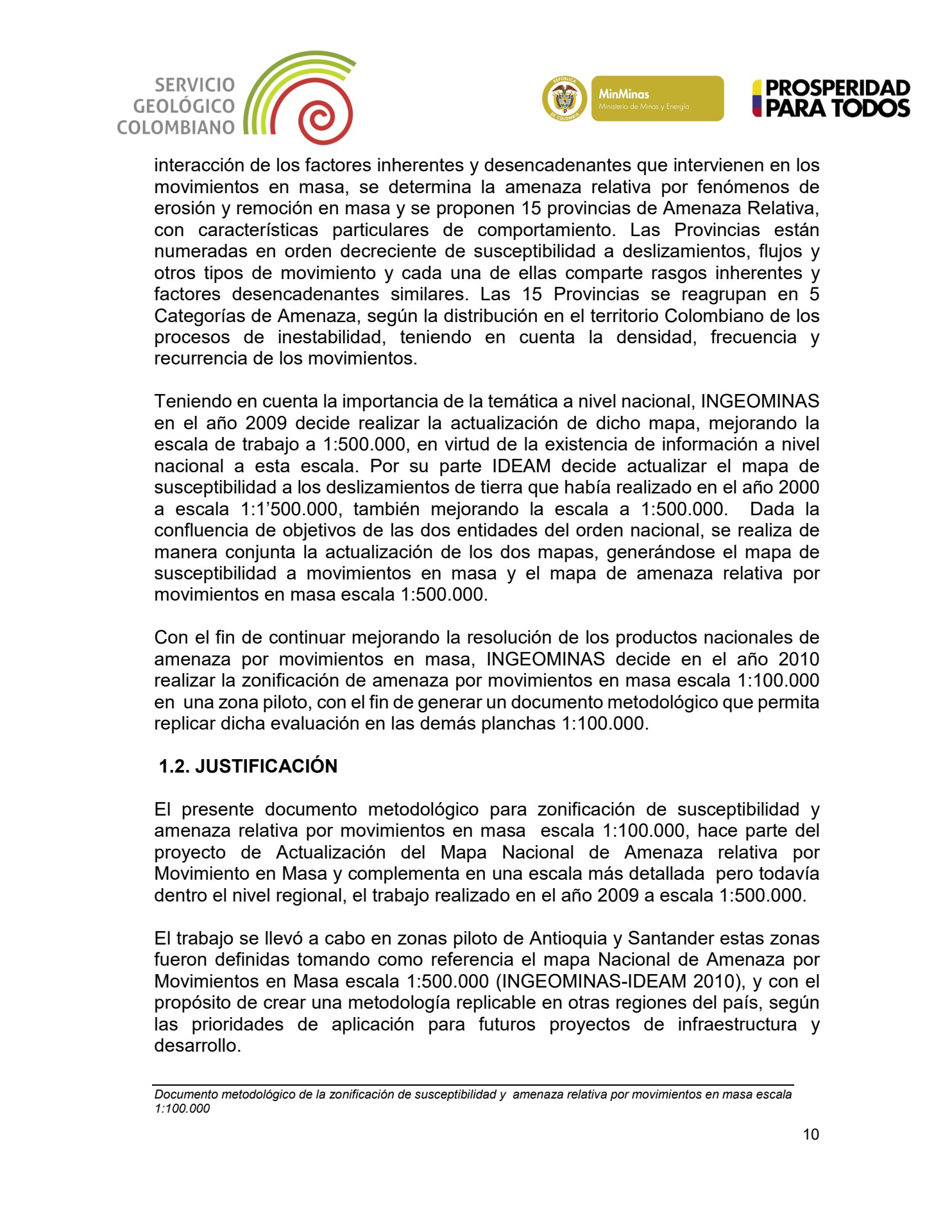 Metodología: Zónificación de Susceptibilidad y Amenaza por Movimientos en Masa - intranet sdgrd ...