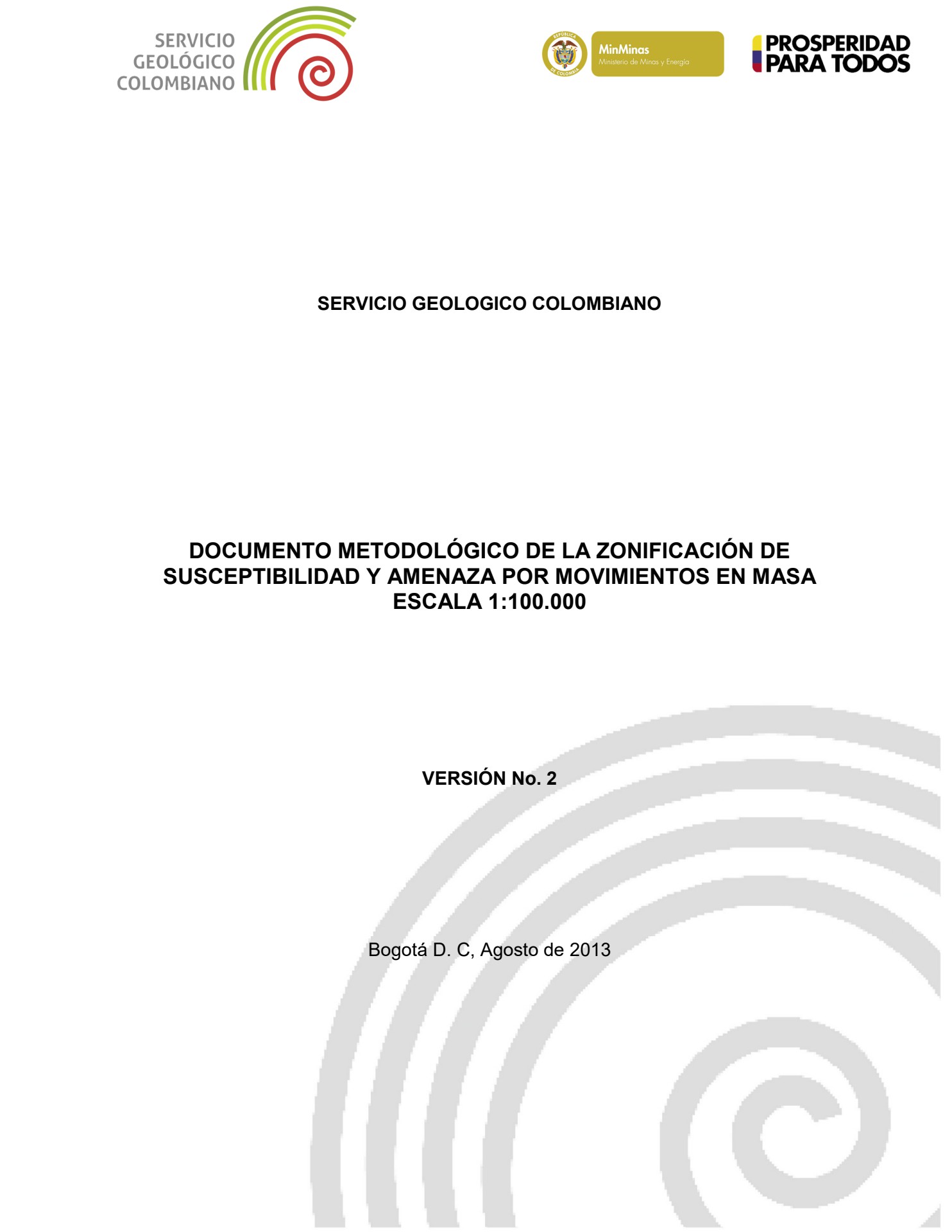 Metodología: Zónificación de Susceptibilidad y Amenaza por Movimientos en Masa - intranet sdgrd ...