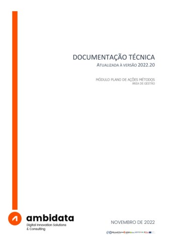 AG - Planos de ações métodos