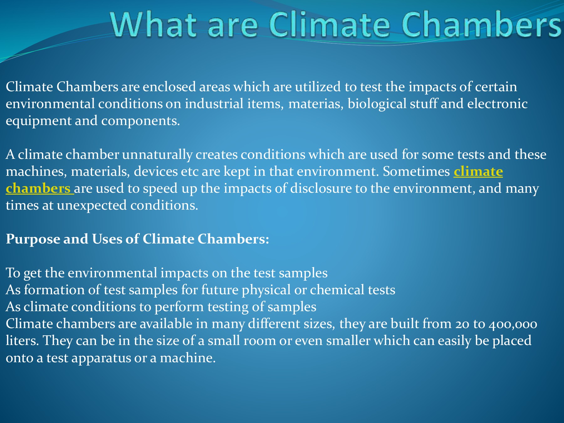 What are Climate Chambers - ziebaq Technology - Page 1 - 4 | Flip PDF ...