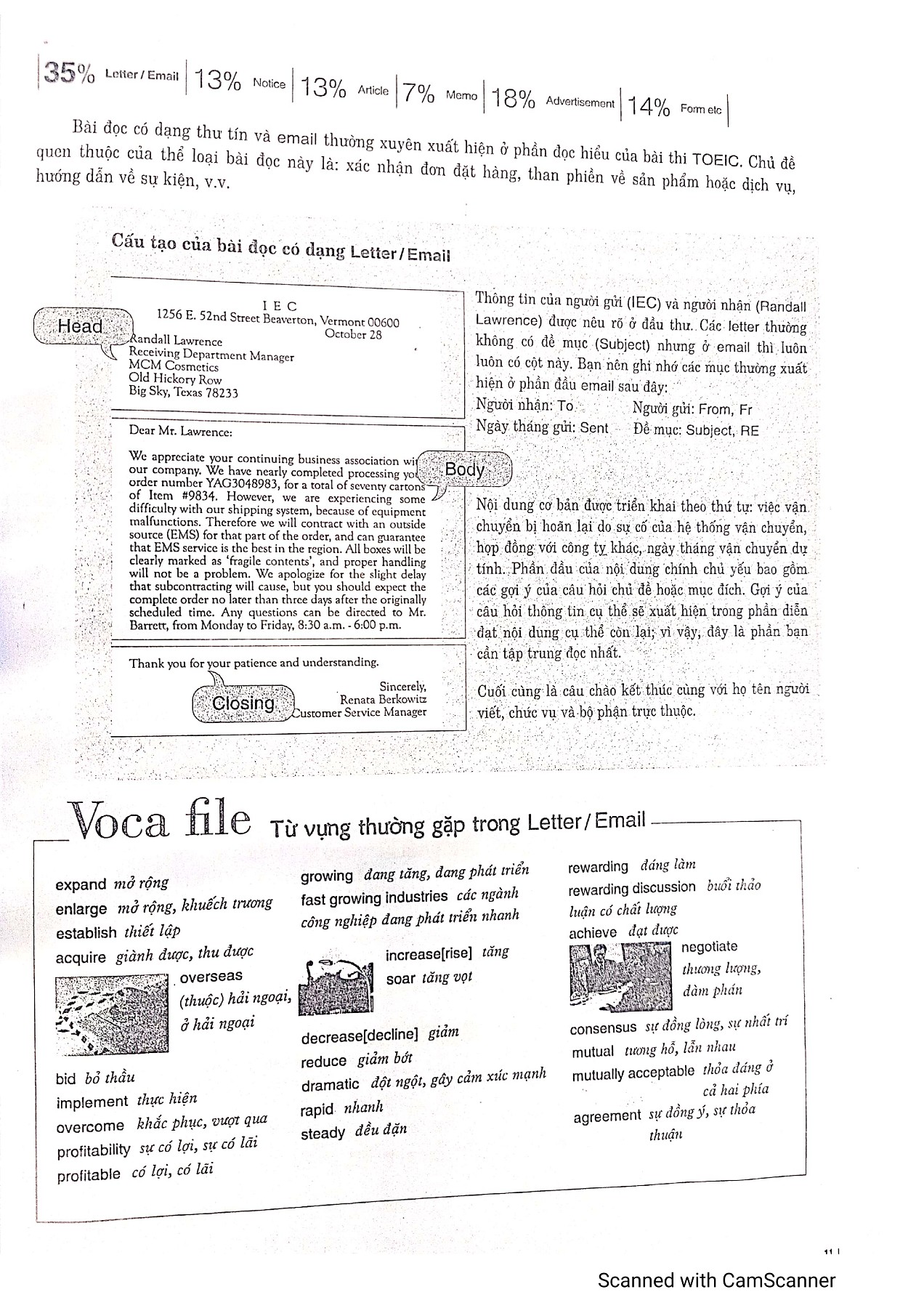 Part 7 Toeic - Letter and email - Thuy Ta - Page 1 - 2 | Flip PDF ...