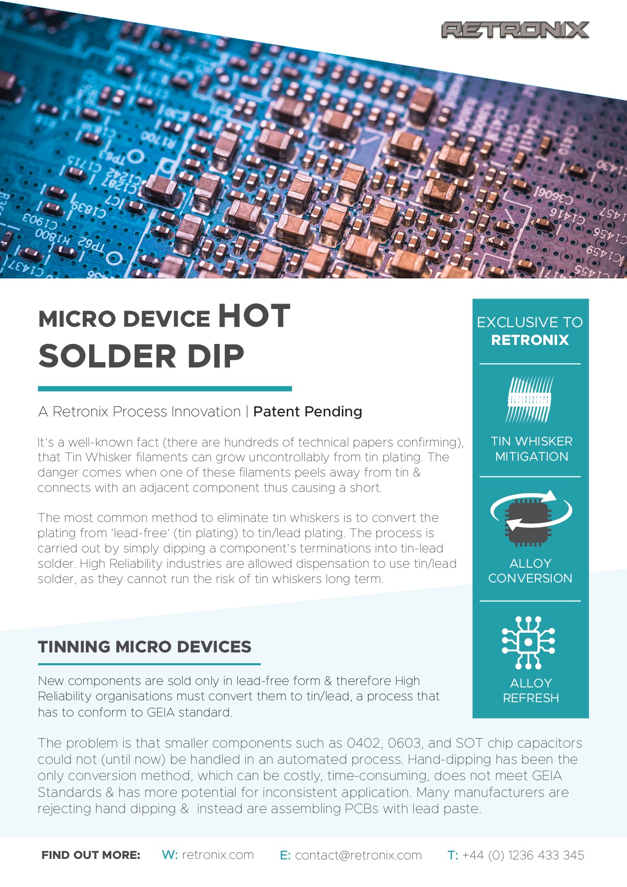 Micro Device Hot Solder Dip Brochure - sarah.main - Page 1 - 2 | Flip PDF Online | PubHTML5