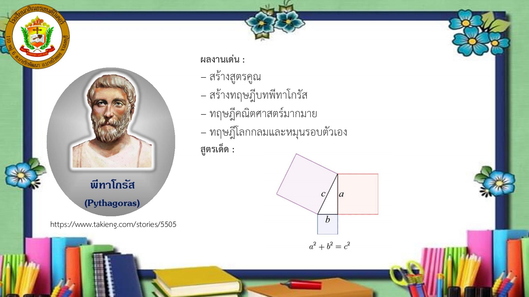 ประวัตินักคณิตศาสตร์ - Phakawan singtoathong - หน้าหนังสือ 13 | พลิก PDF ออนไลน์ | PubHTML5