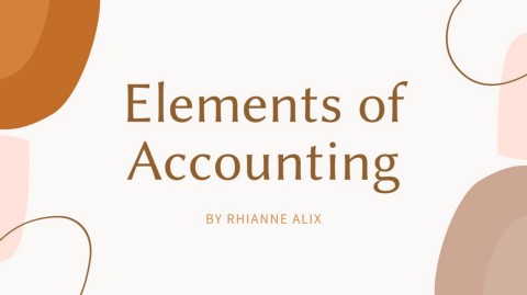 ELEMENTS OF ACCOUNTING - Rhianne Hailie Jade Alix - Page 1 - 17 | Flip ...