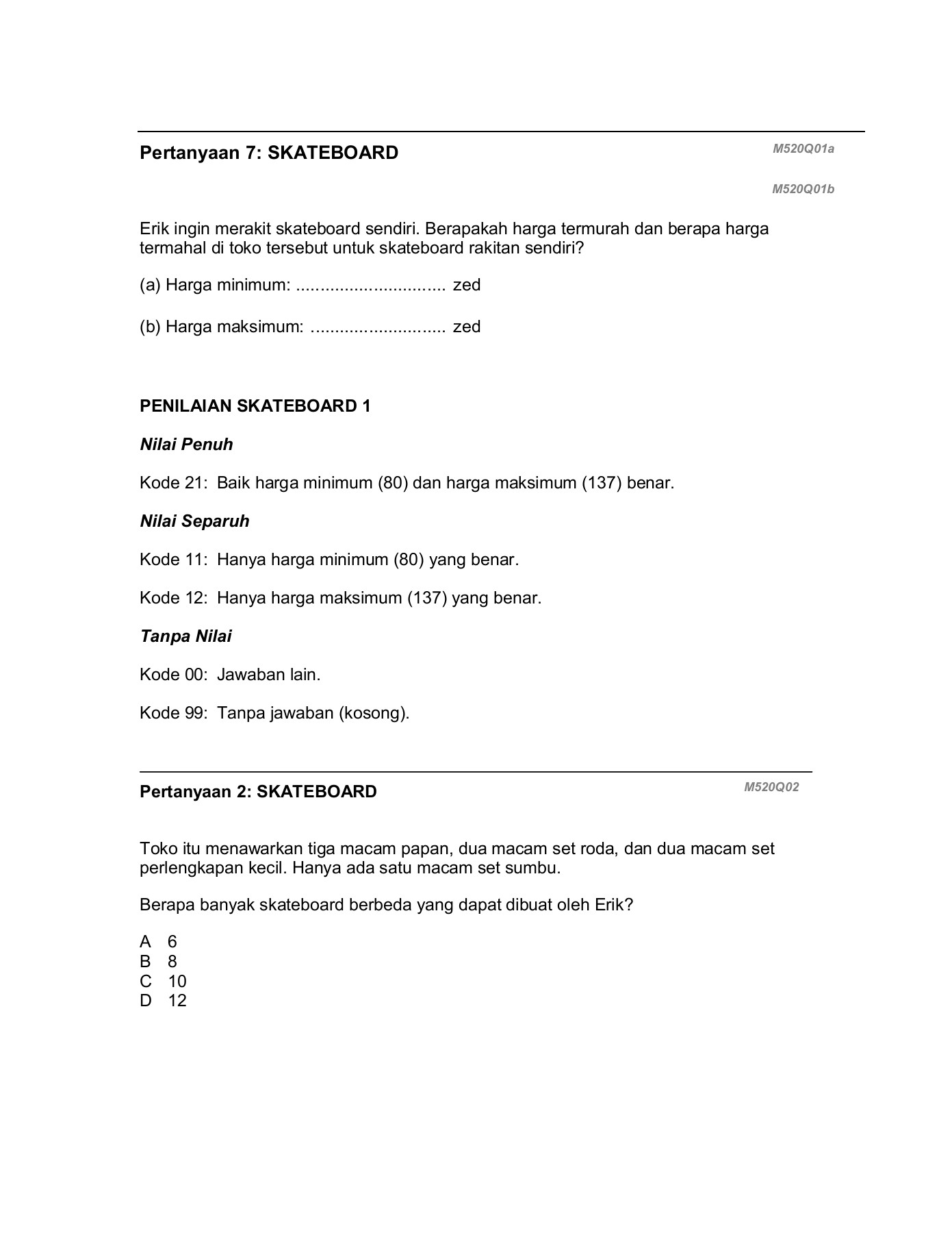 Contoh Soal Numerasi PISA - Dina Widiastuti - Halaman 49 | PDF Online ...