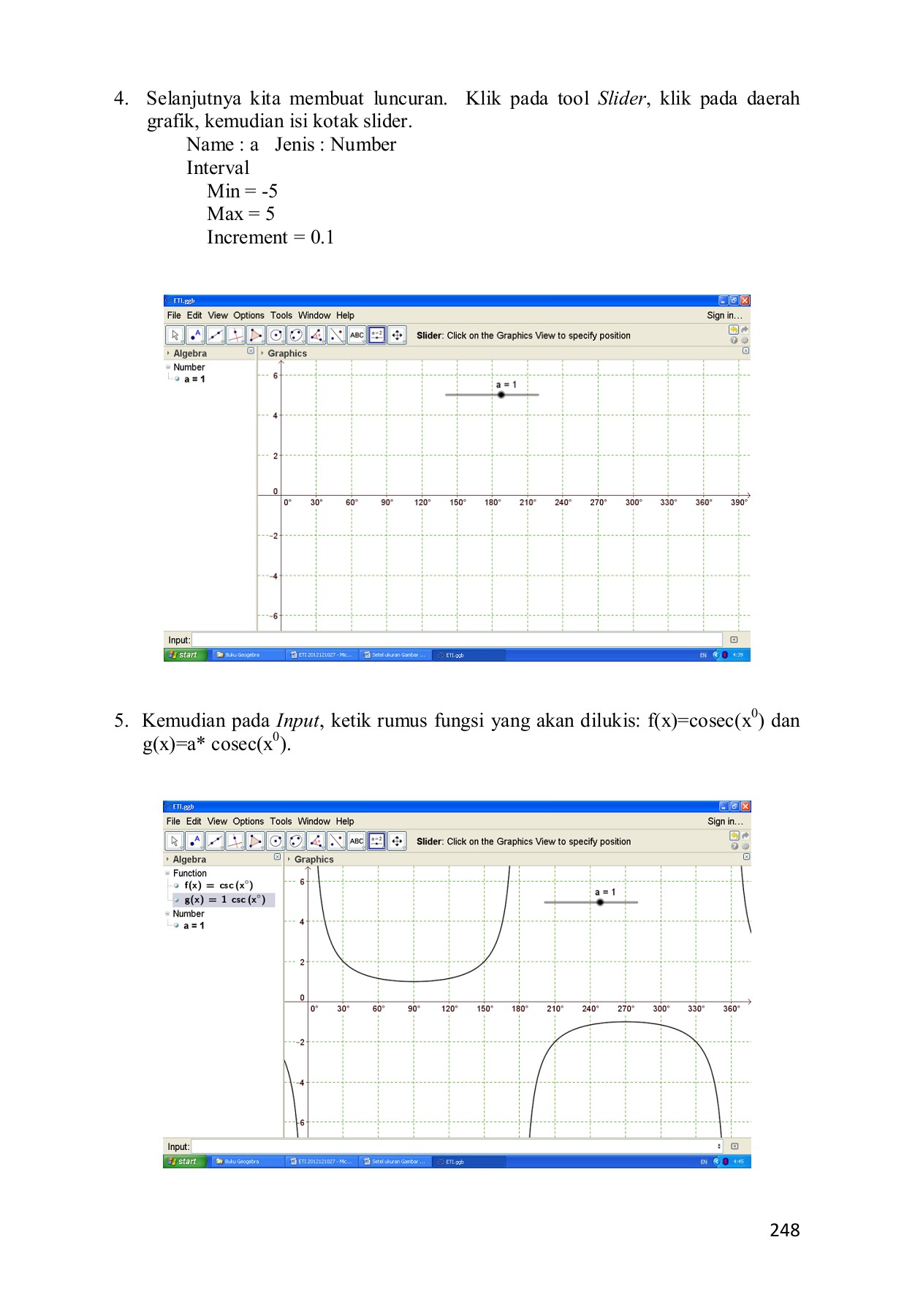 buku-geogebra-pdf - Dina Widiastuti - Page 255 | Flip PDF Online | PubHTML5