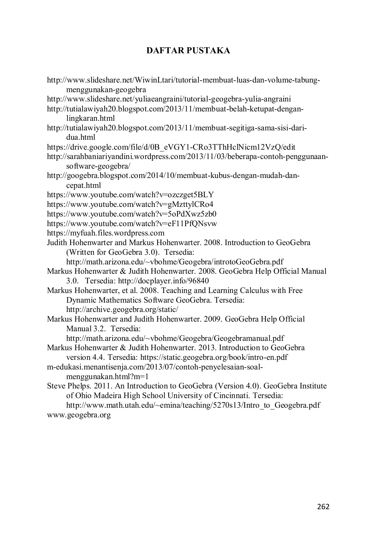 buku-geogebra-pdf - Dina Widiastuti - Page 269 | Flip PDF Online | PubHTML5
