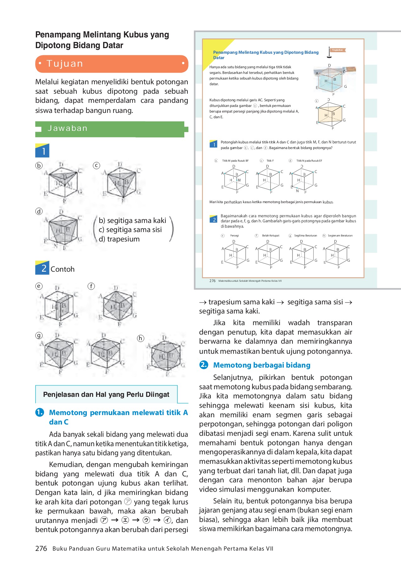MATEMATIKA-BG-KLS VII - Dina Widiastuti - Halaman 284 | PDF Online | PubHTML5