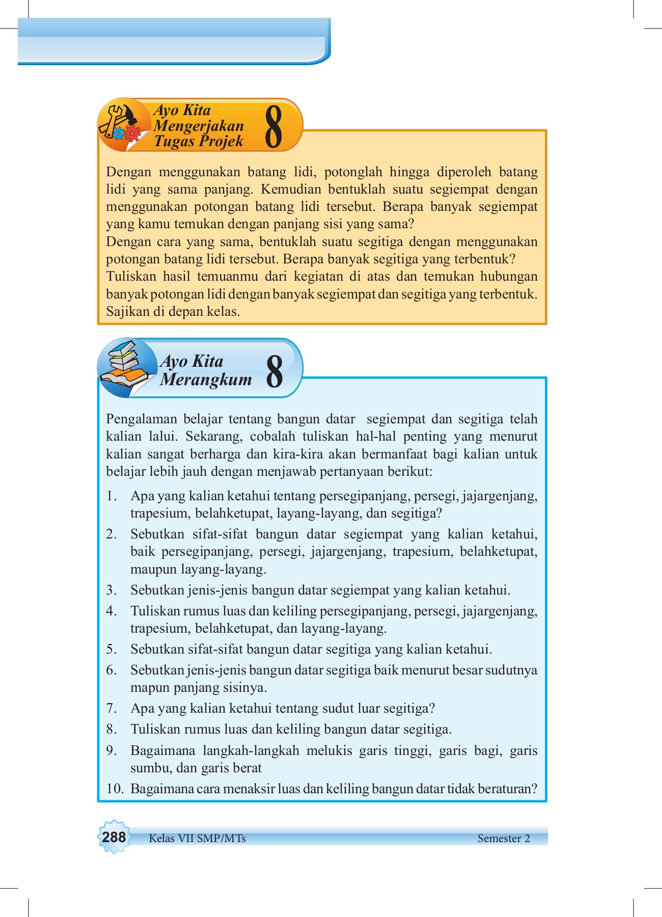 buku siswa mtk 7 - Dina Widiastuti - Halaman 296 | PDF Online | PubHTML5