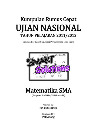 Kumpulan Rumus Matematika - Ma'in Mustafid - Muka Surat 1 - 280 ...
