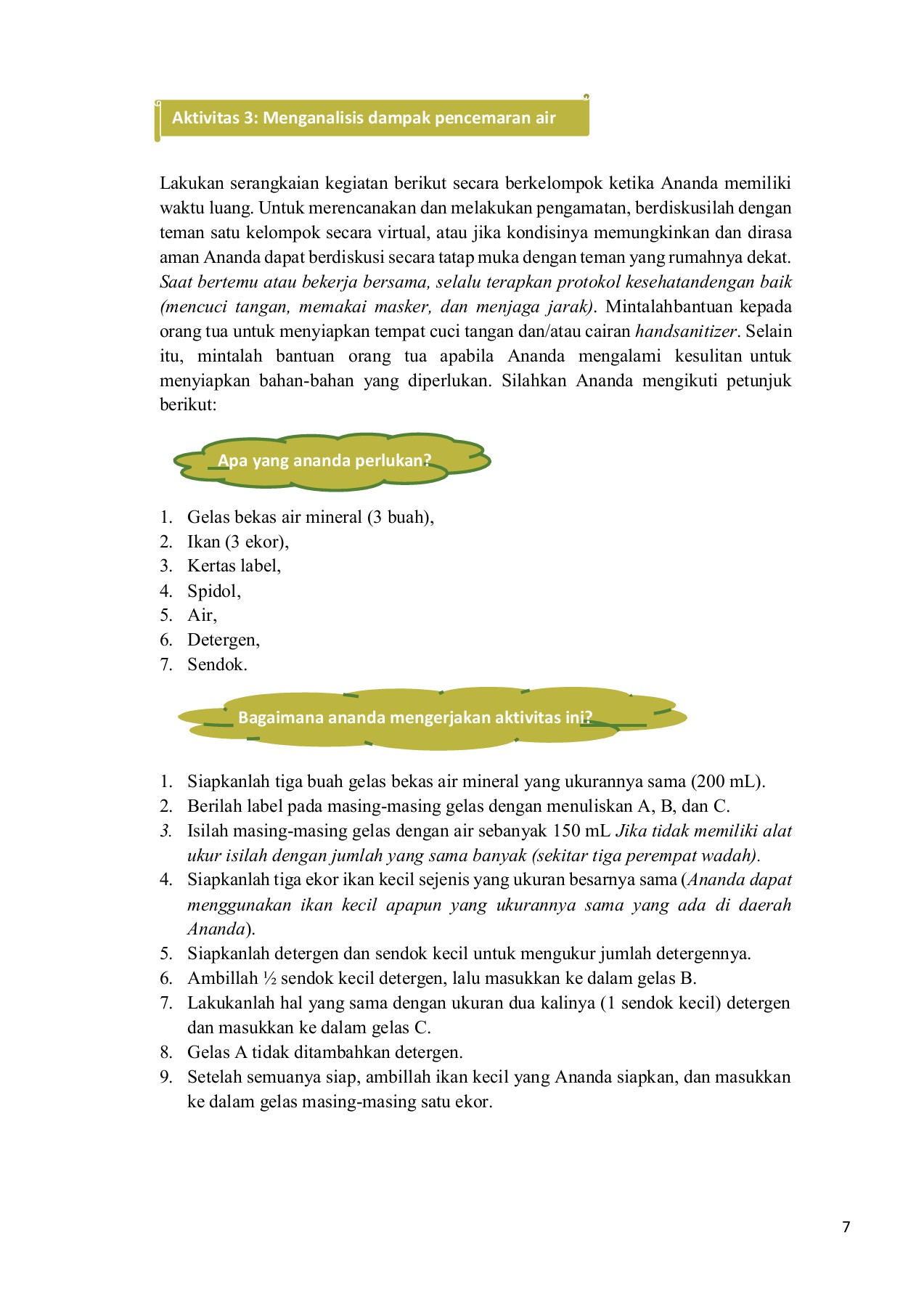 Materi Bahan Ajar Kelas VII. Pencemaran Lingkungan - Yuyun Dwi Nurana Suyatni - Kaca 10 | PDF ...