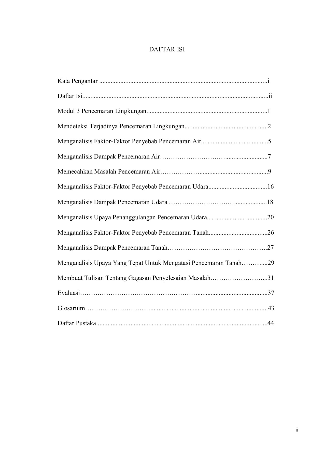 Materi Bahan Ajar Kelas 7. Pencemaran Lingkungan - Yuyun Dwi Nurana Suyatni - Kaca 3 | PDF ...