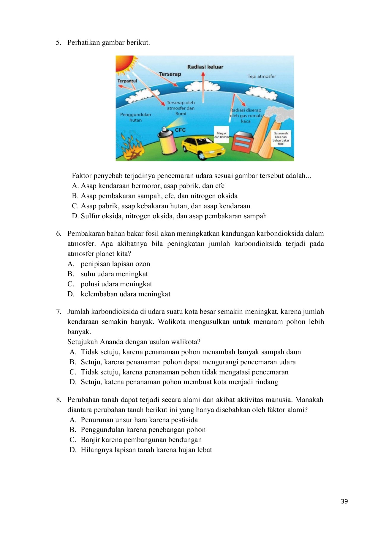 Materi Bahan Ajar Kelas 7. Pencemaran Lingkungan - Yuyun Dwi Nurana Suyatni - Kaca 42 | PDF ...