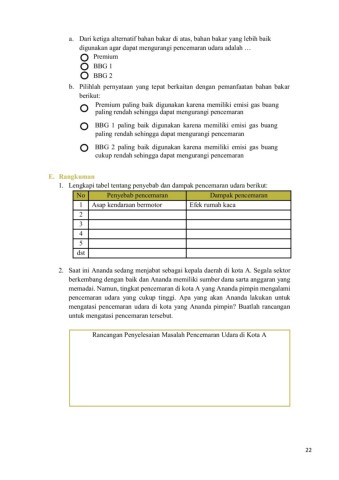 Materi Bahan Ajar Kelas 7. Pencemaran Lingkungan - Yuyun Dwi Nurana Suyatni - Kaca 25 | PDF ...