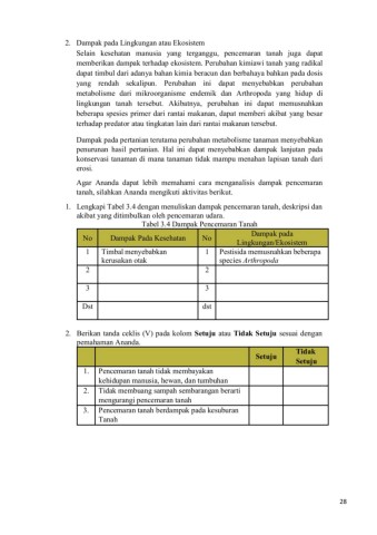 Materi Bahan Ajar Kelas 7. Pencemaran Lingkungan - Yuyun Dwi Nurana Suyatni - Kaca 31 | PDF ...